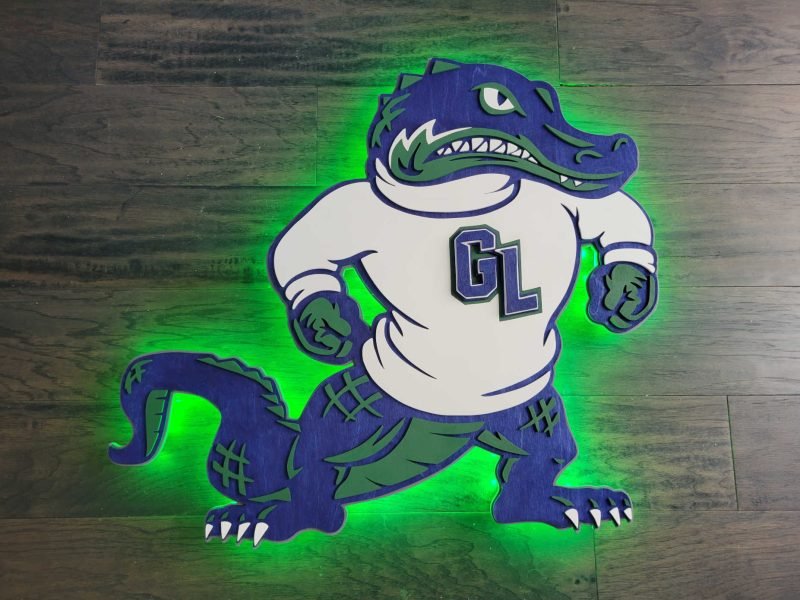 School Logo Signs - Made By Jay Lane