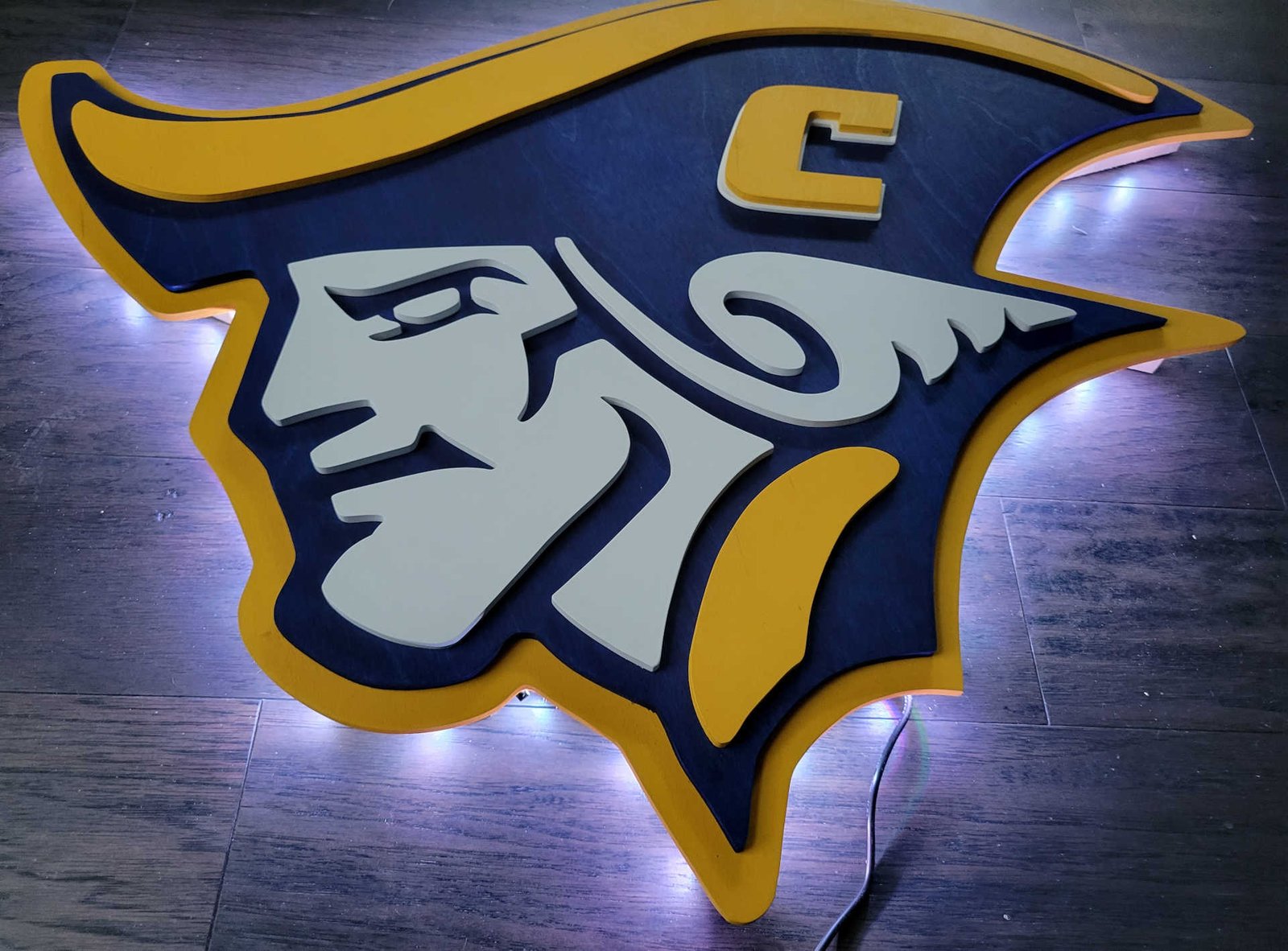 Colonia High School Logo Signs - Made By Jay Lane