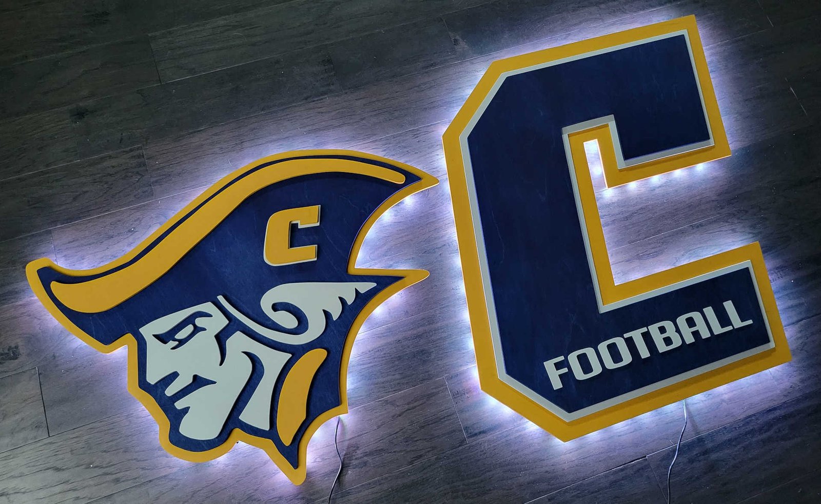 Colonia High School Logo Signs - Made By Jay Lane