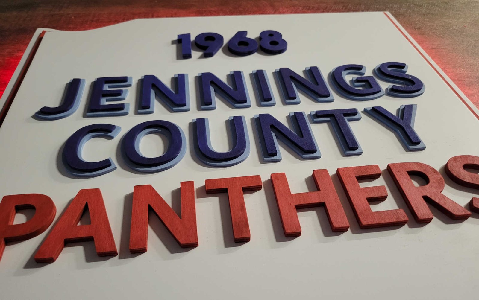 Jennings County High School Banner - Made By Jay Lane