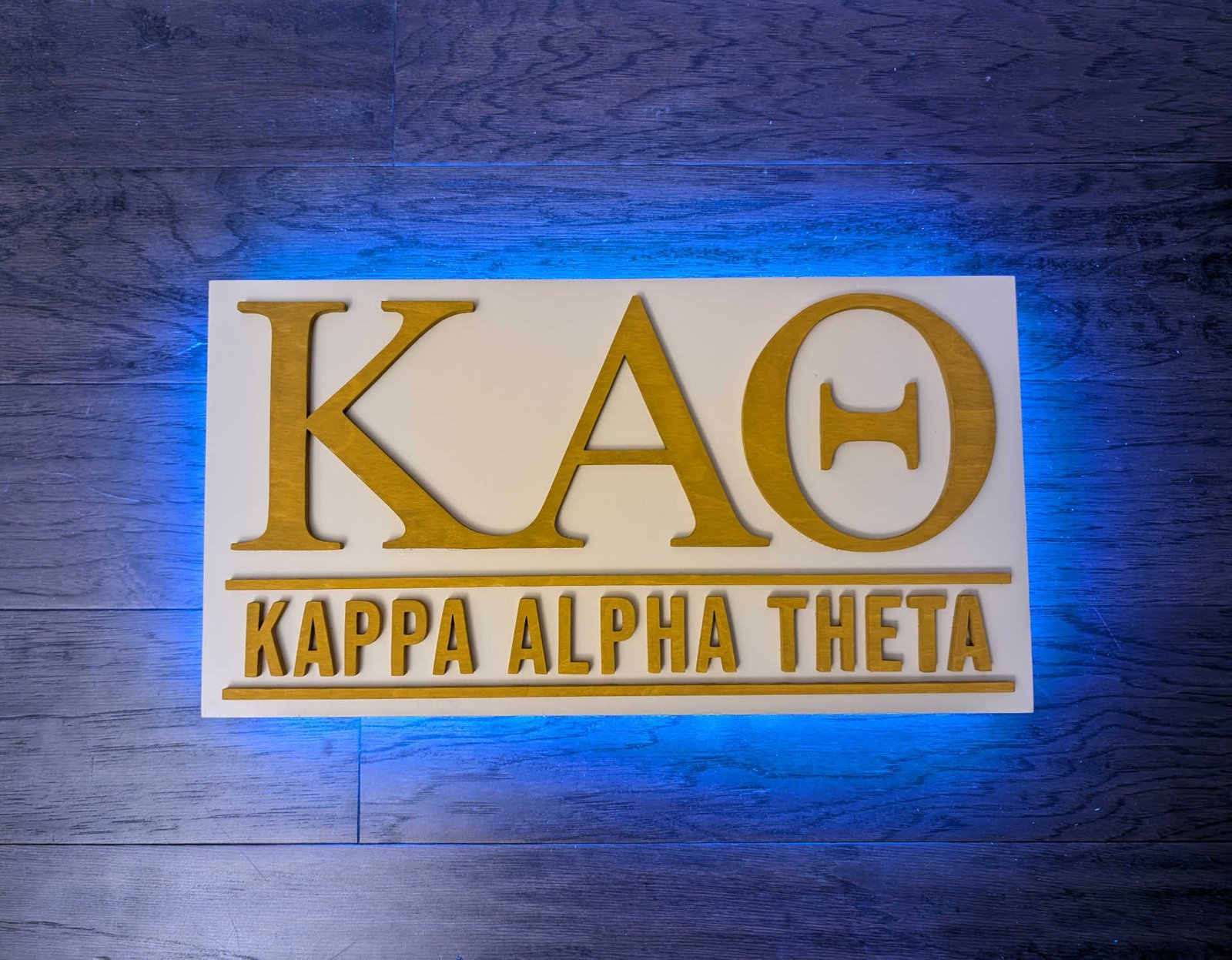 Kappa Alpha Theta Wood Sign - Made By Jay Lane