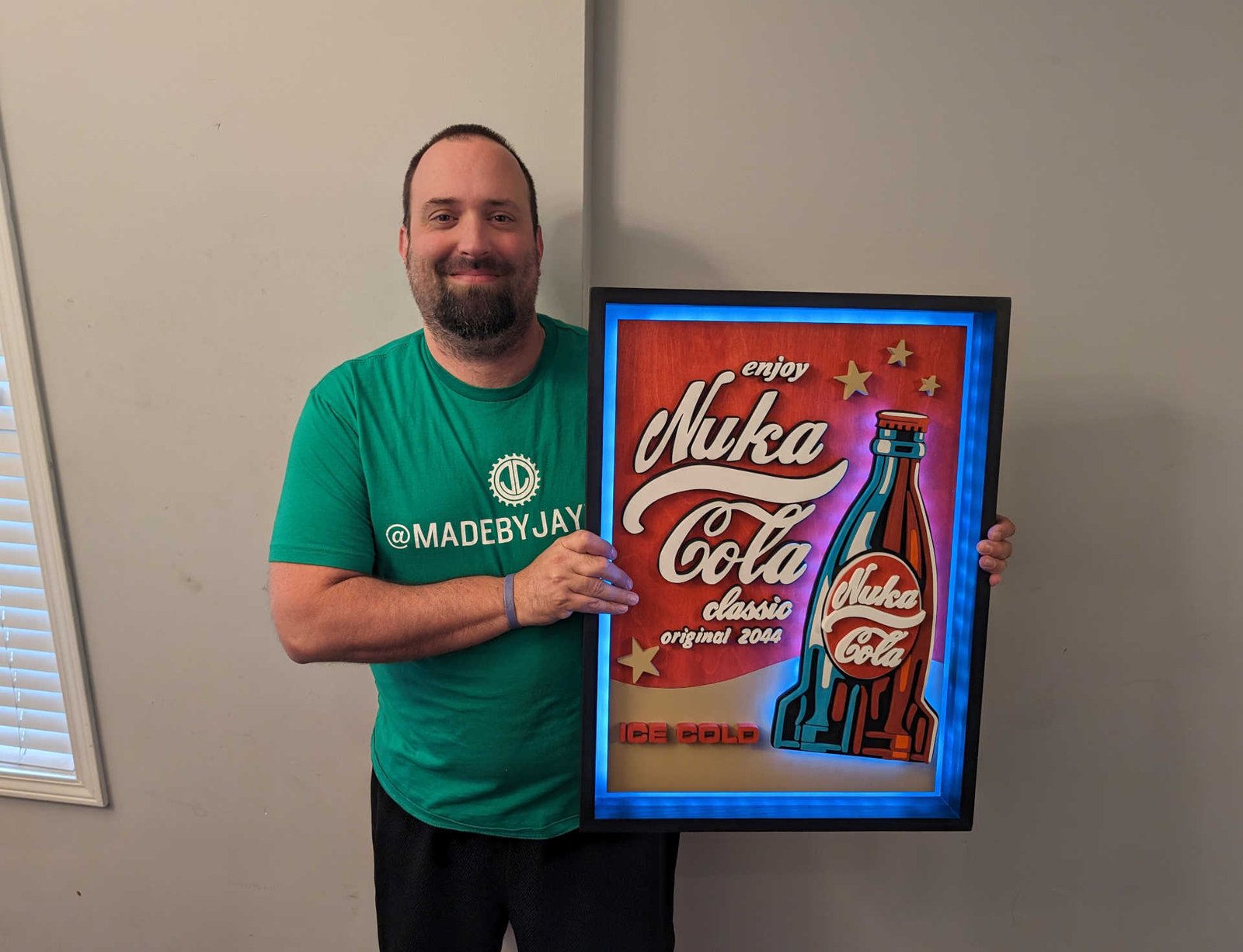 Nuka Cola Logo Sign - Made By Jay Lane